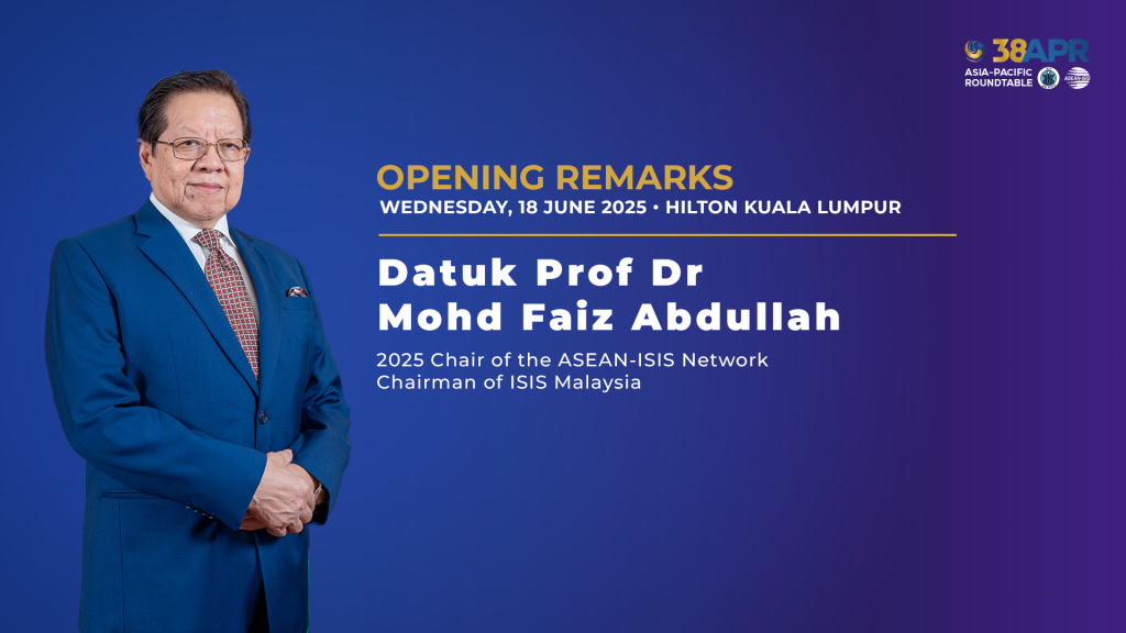 Programme - 38th Asia-Pacific Roundtable